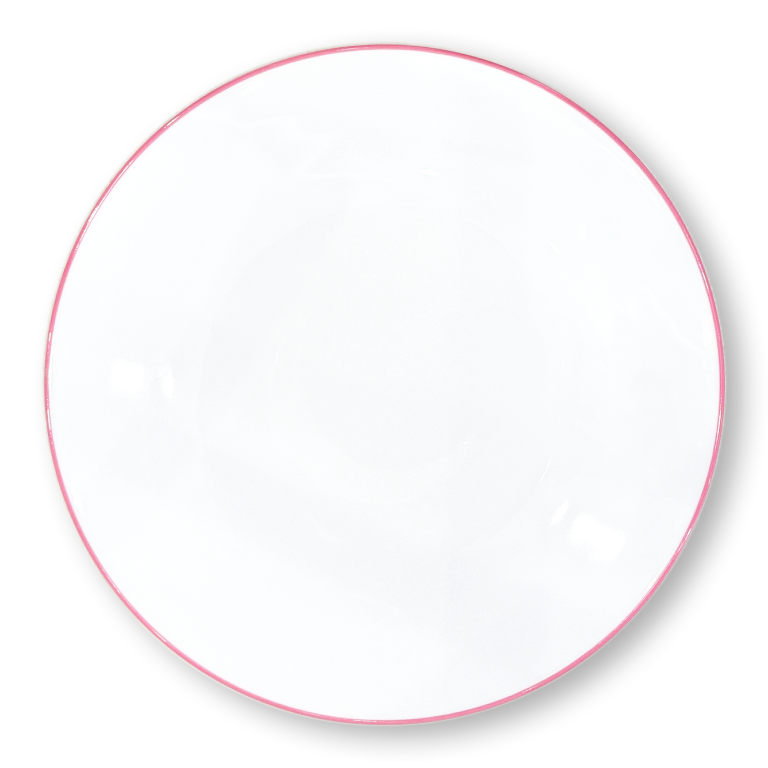 Presentation plate Plates Concorde Pink - Non Sans Raison